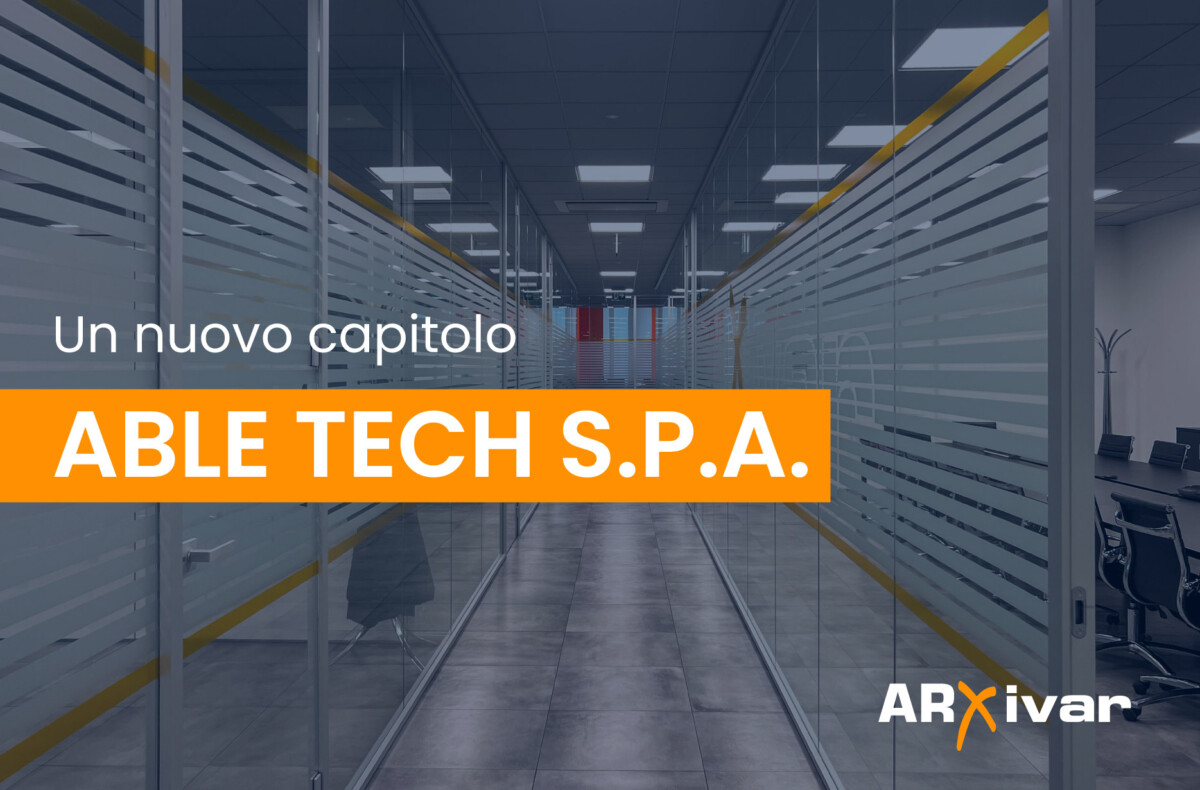 Able Tech si trasforma in Società per Azioni (S.P.A.) - ARXivar